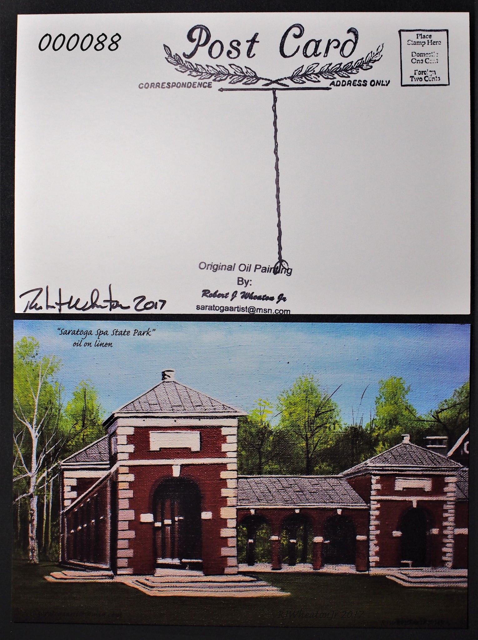 Postcards of Saratoga Springs by Robert Wheaton. | SOAVE FAIRE